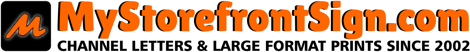 My Store Front Sign – CHENNEL LATTER SIGNS & LARGE FORMAT PRINT ...